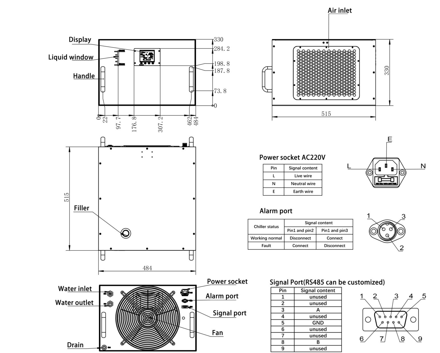 CS2700 Rack mount chiller